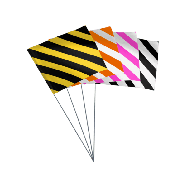 Striped High Profile Flags - Trident Solutions
