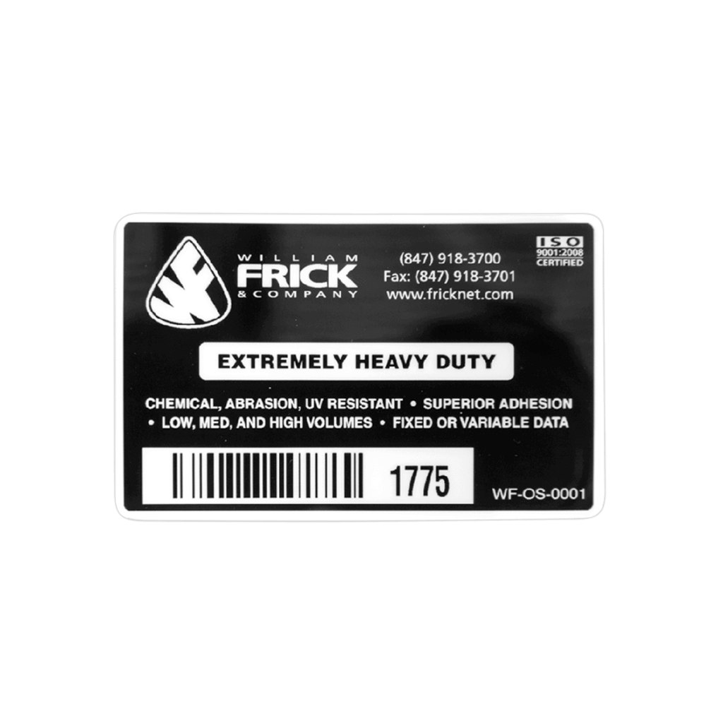 Extremely Heavy Duty Labels - Trident Solutions