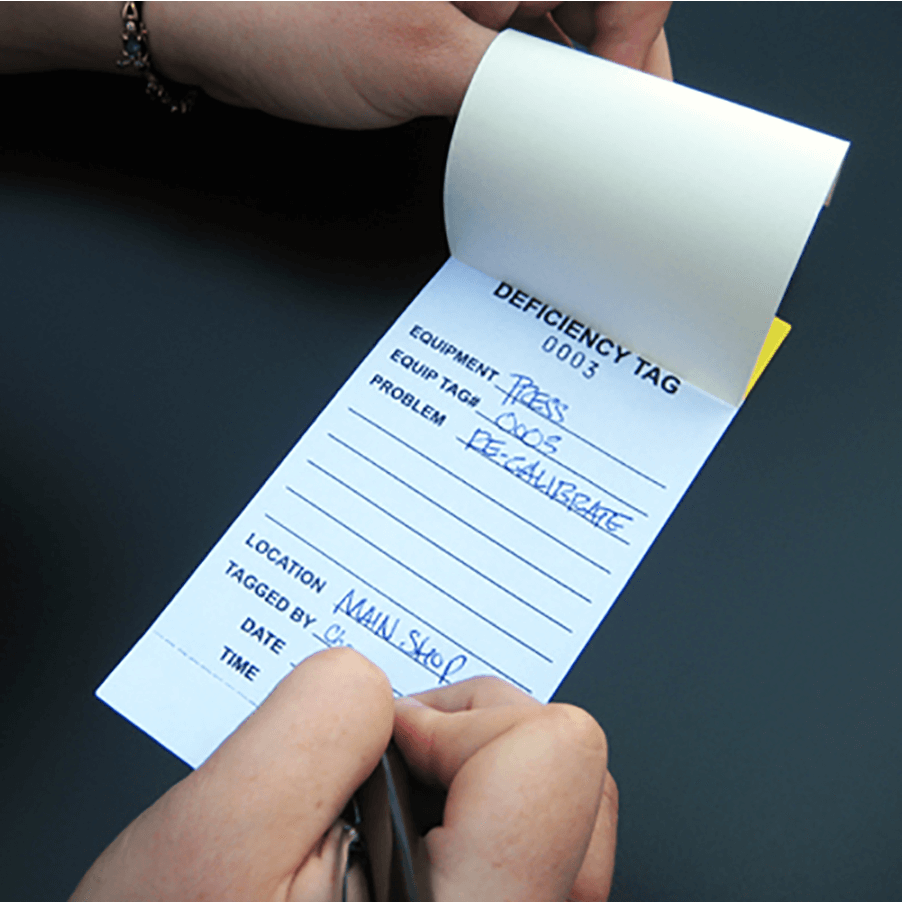 Deficiency Tags - Trident Solutions