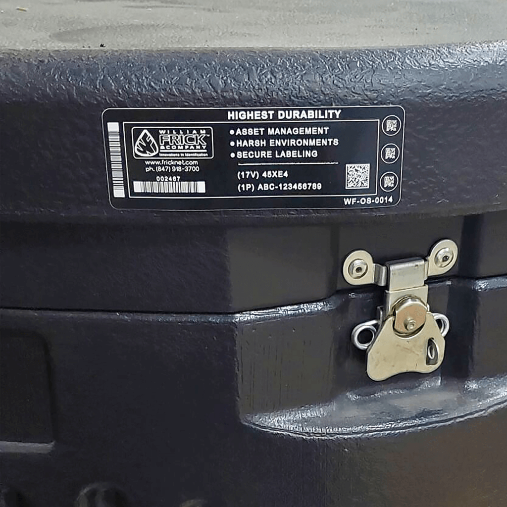 Laser Etched Destructible Labels - Trident Solutions