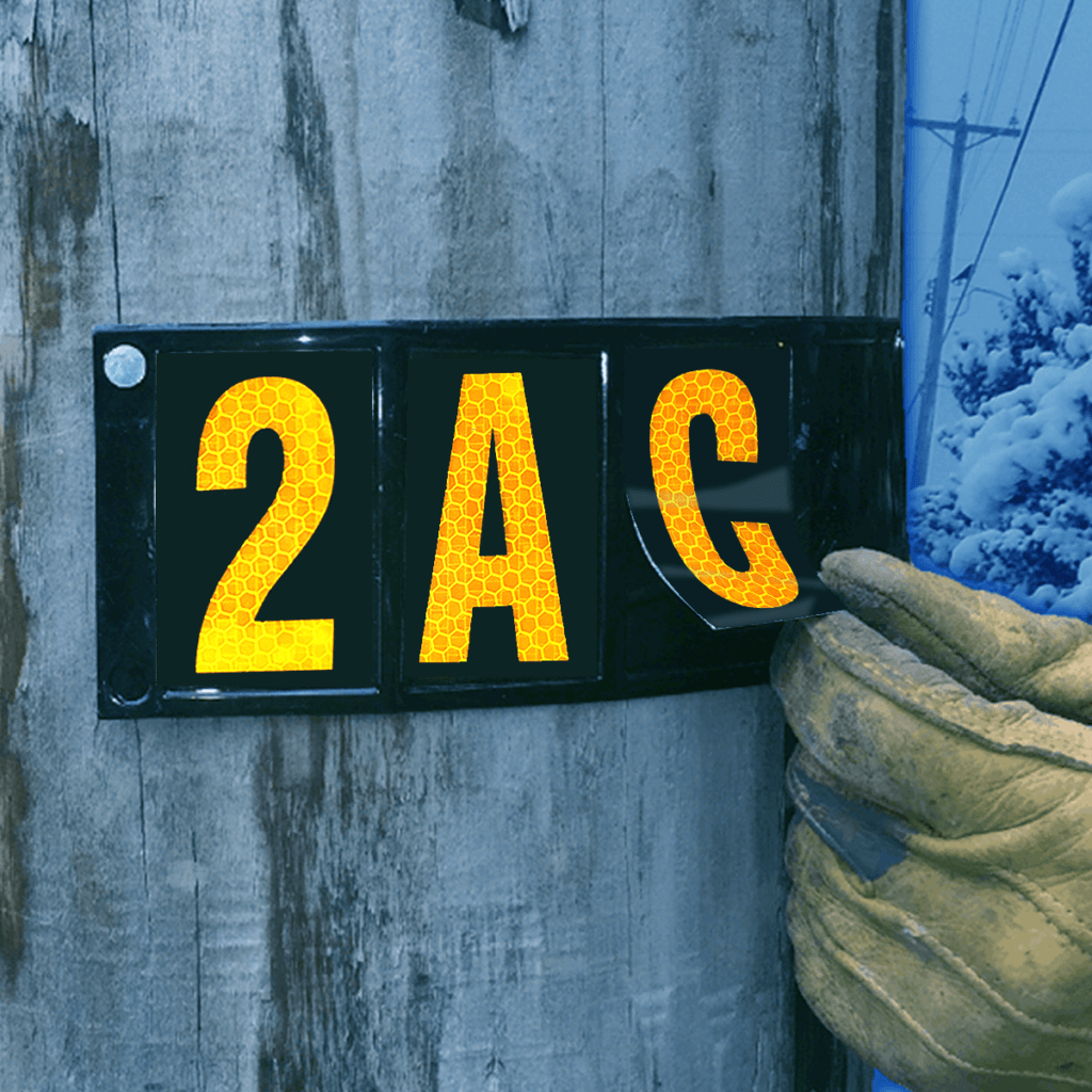 HIP Reflective Numbers & Letters - Trident Solutions