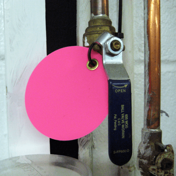 Blank Plastic Valve Tags - Trident Solutions