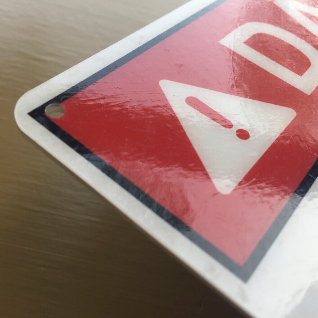 Embedded Fiberglass Signs - Trident Solutions