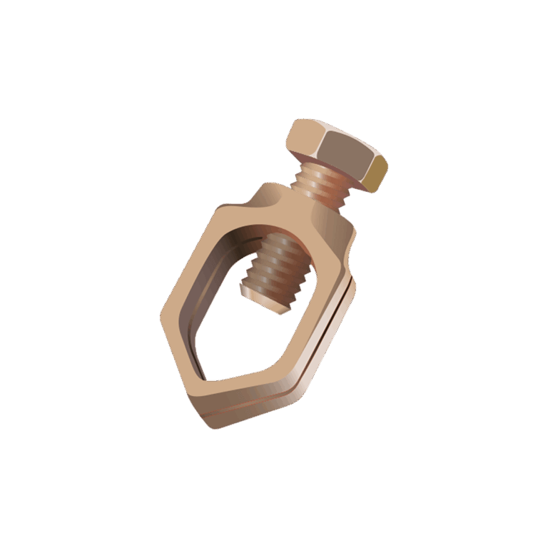 Copper Ground Rod Clamp - Trident Solutions